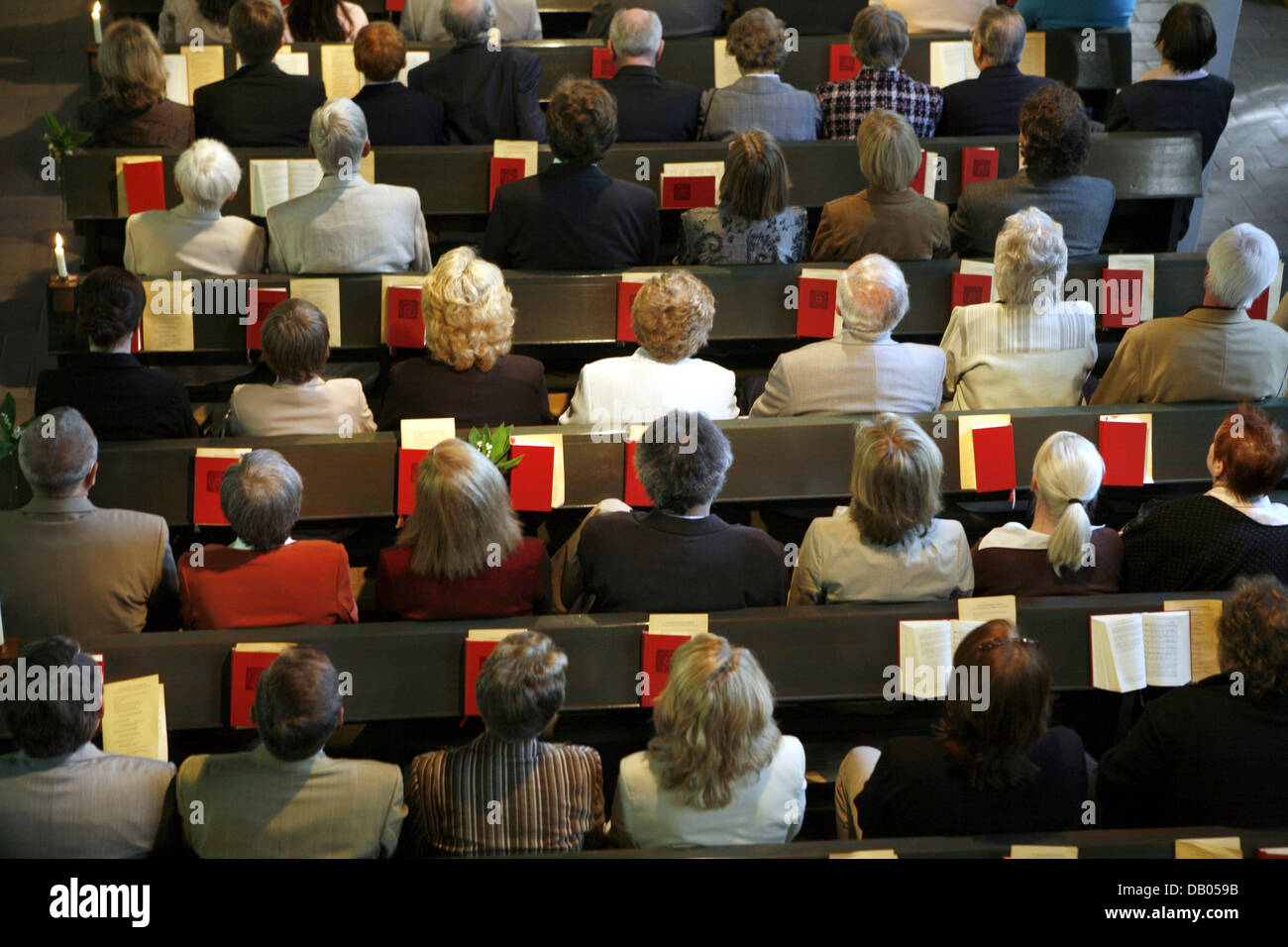 Family members, guests and visitors are pictured during a confirmation ...