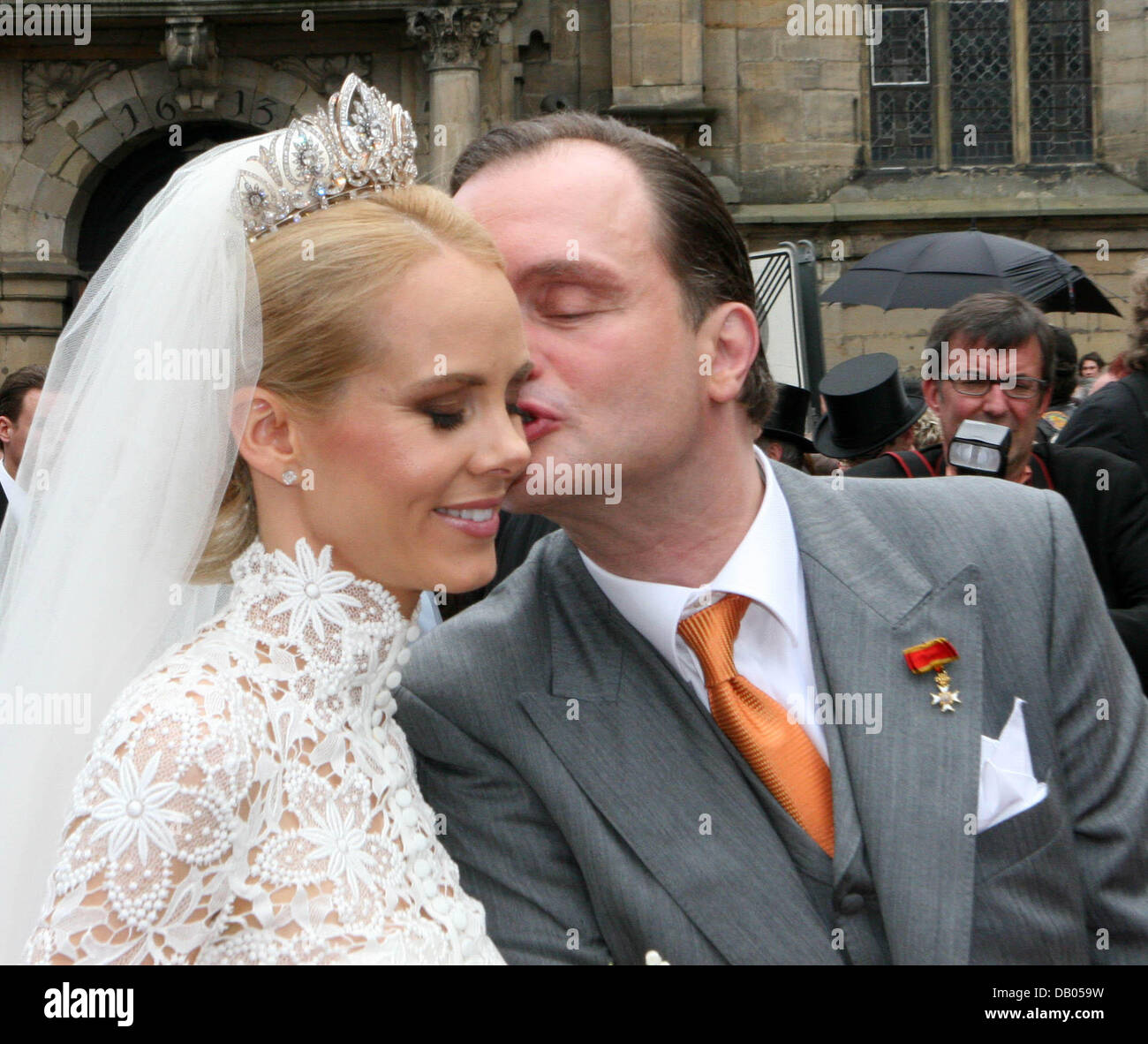 The married couple Alexander, Prince of Schaumburg-Lippe, and Nadja ...