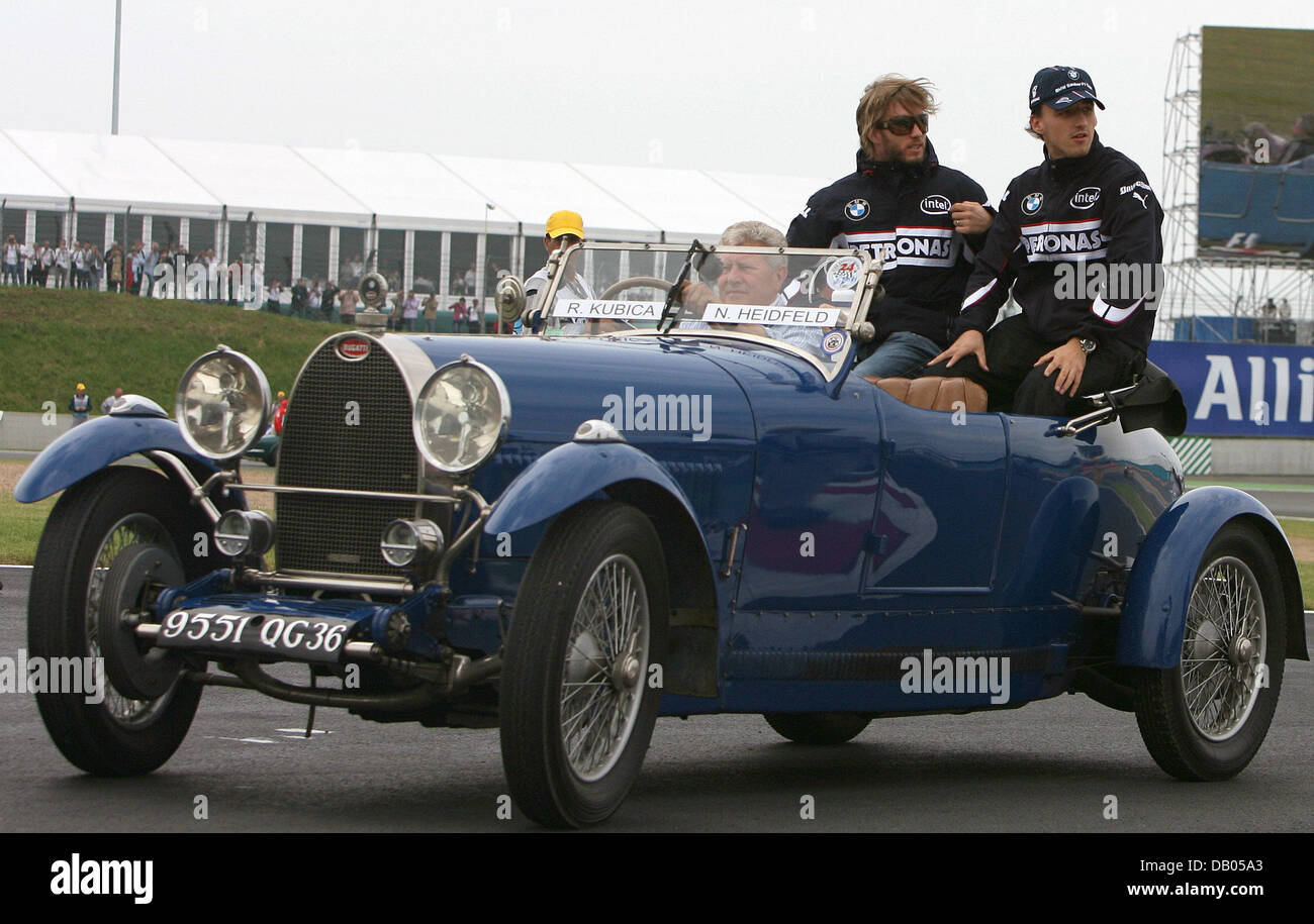Formula drivers nick heidfeld kubica hi-res stock photography and ...
