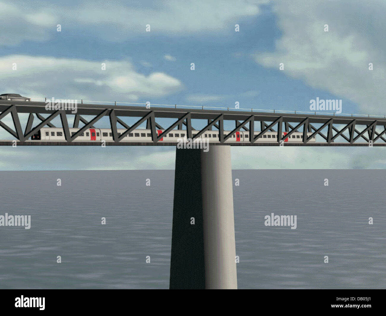 The FDJV computer graphic provides a possible design for the bridge ...