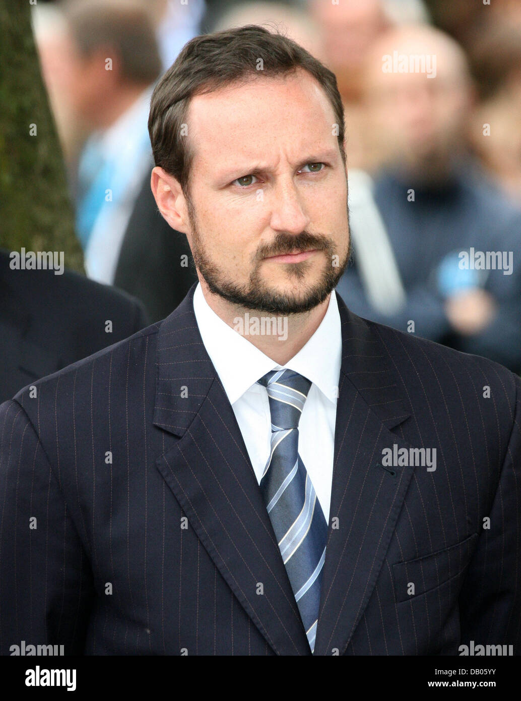 Crown Prince Haakon of Norway pictured during the celebrations of Queen ...