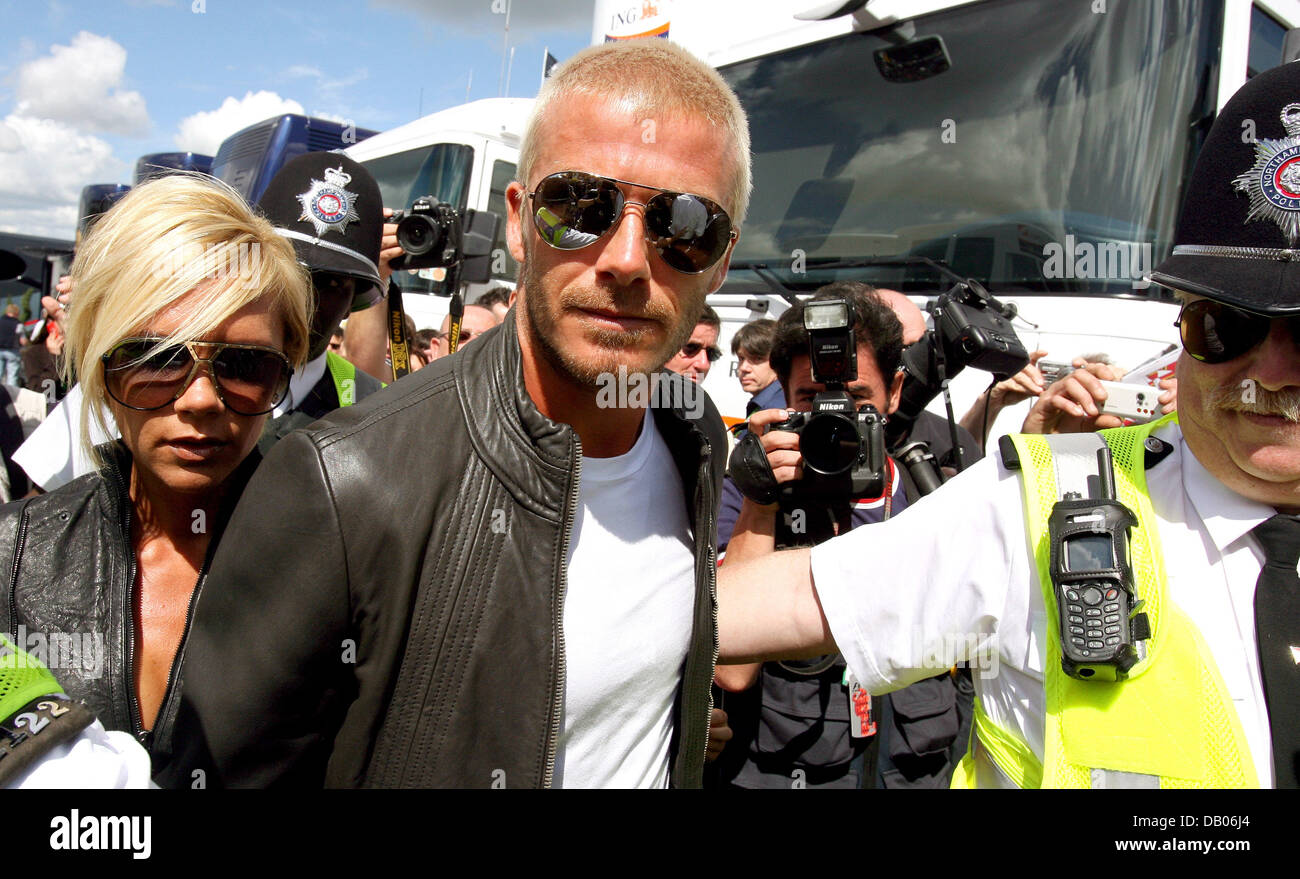 Victoria david beckham silverstone hi-res stock photography and images ...