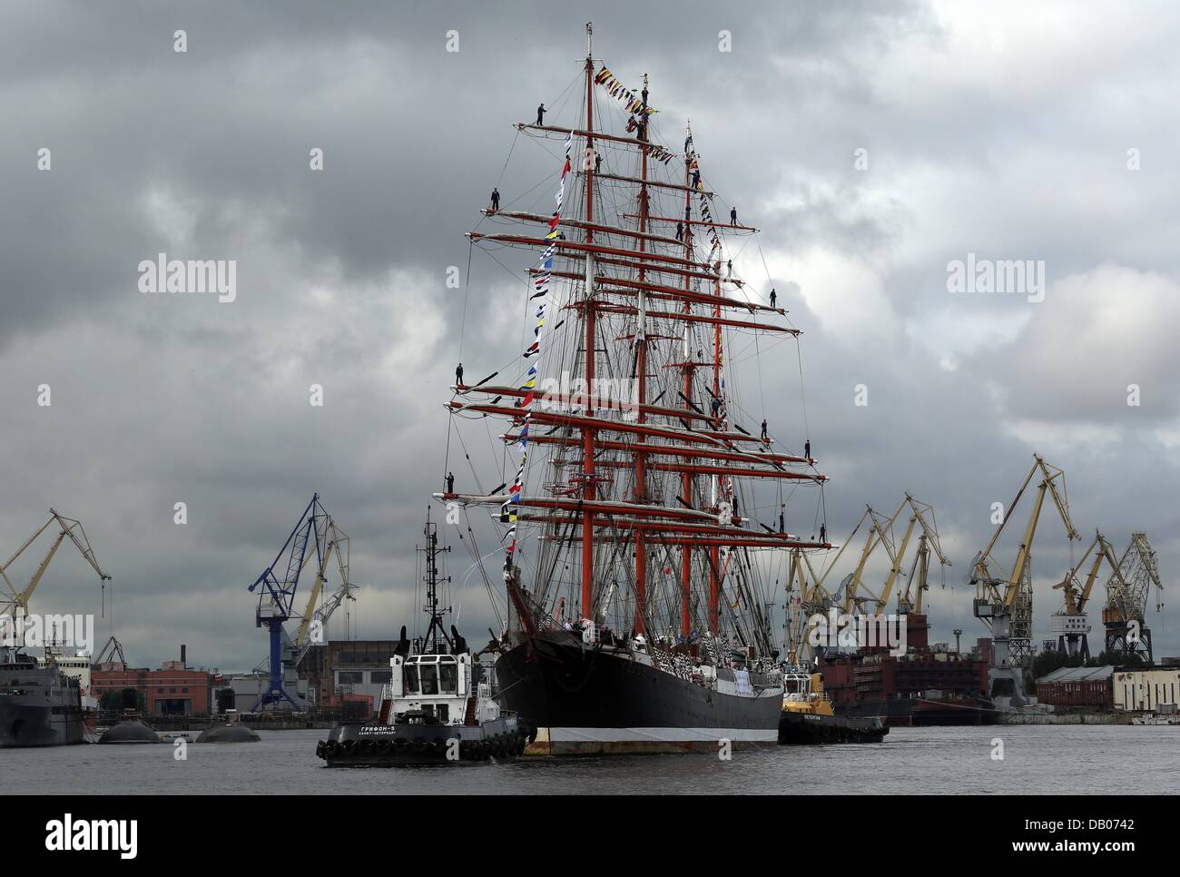 St. Petersburg, Russia. 20th July, 2013. Vintage Russian fishing boat ...