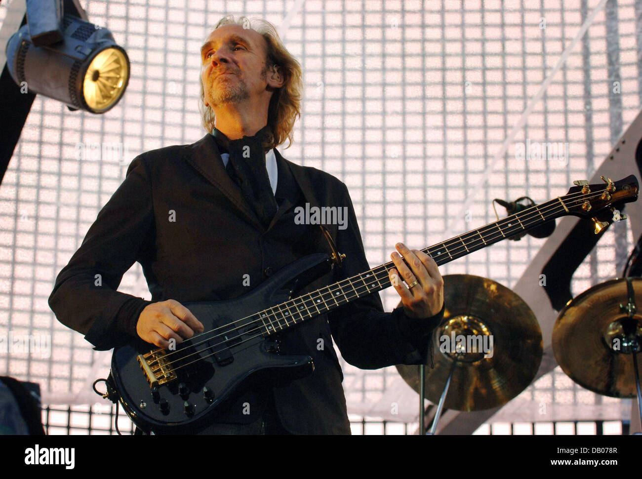Mike Rutherford of Genesis performs at the Live Earth concert at ...
