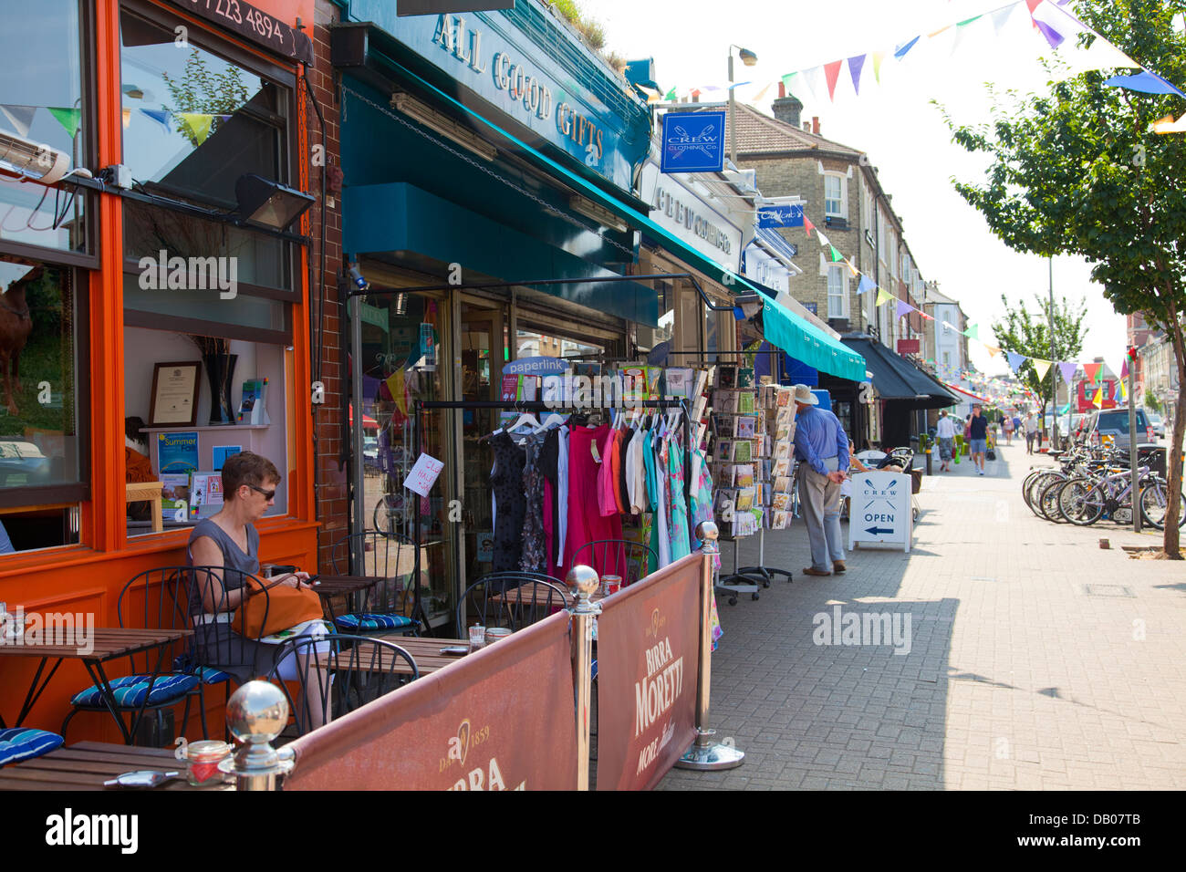 Northcote Rd in Battersea- London UK Stock Photo - Alamy