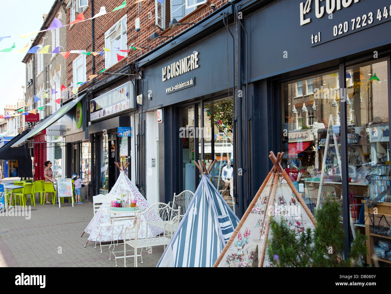 Northcote Rd in Battersea- London UK Stock Photo - Alamy