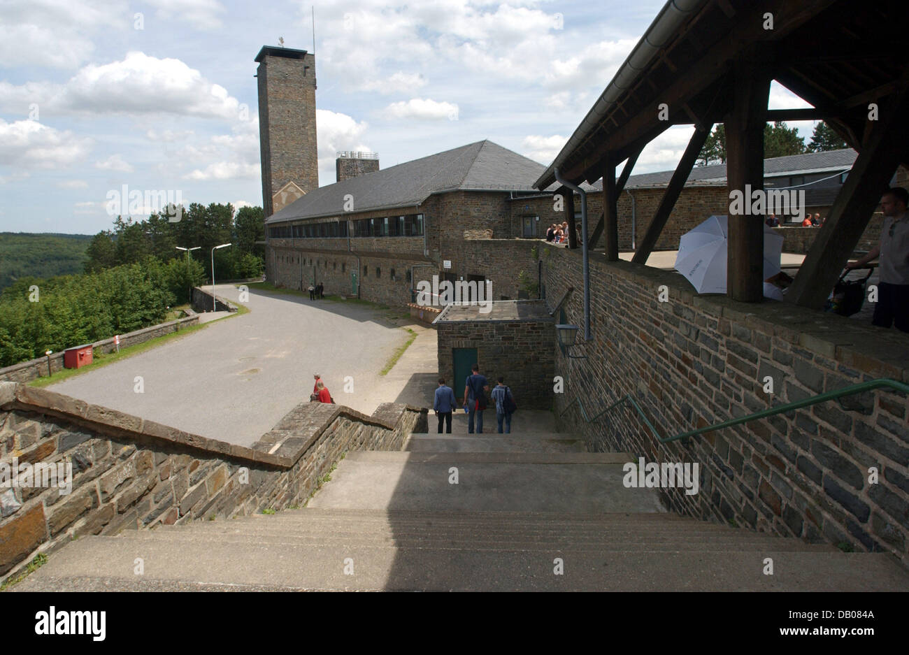 The picture shows a stair set at the Ordensburg Vogelsang castle at the ...