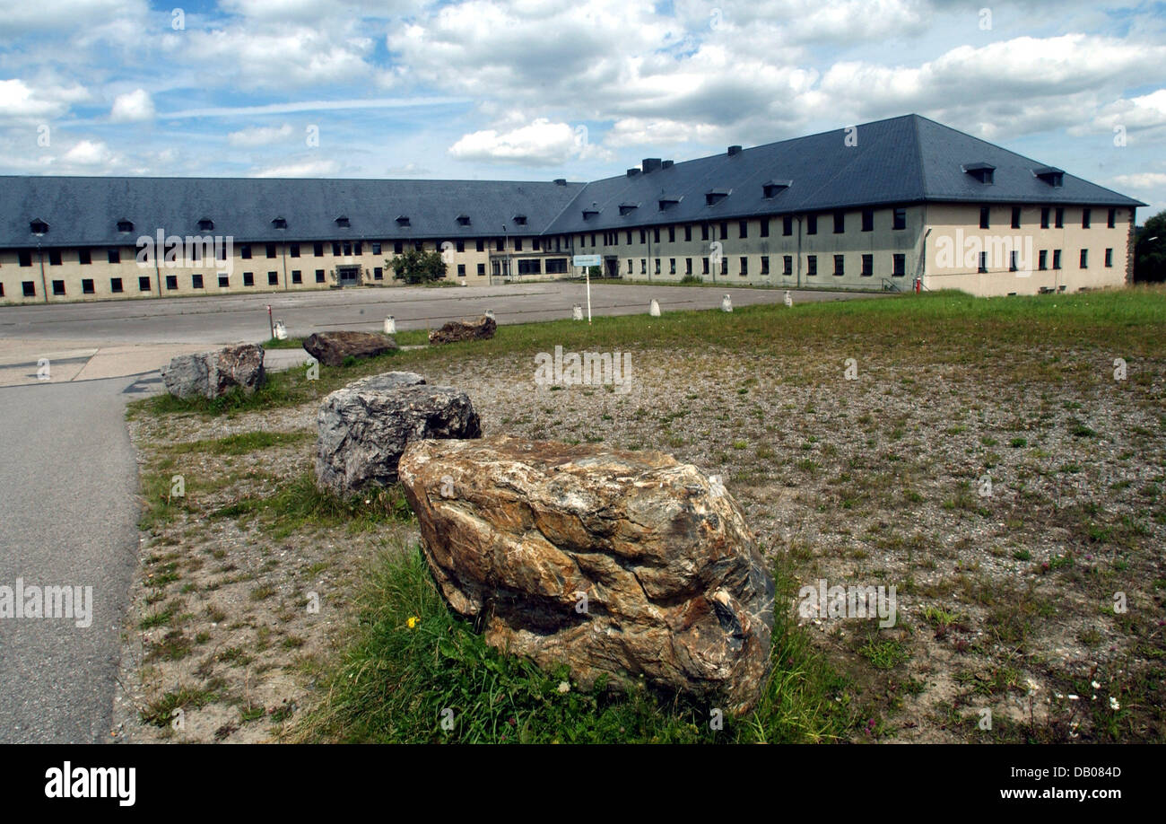 The picture shows the 'Van Dooren' barracks which were built in the ...