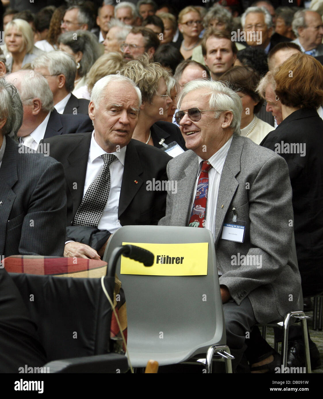 A chair is spare for the Fuehrer during the remembrance event to the ...