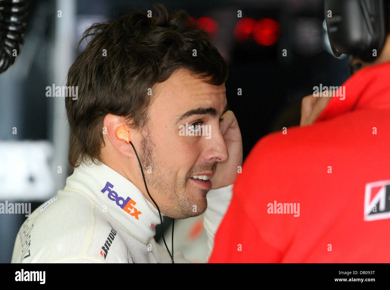 Spanish Formula One driver Fernando Alonso of McLaren Mercedes pictured ...
