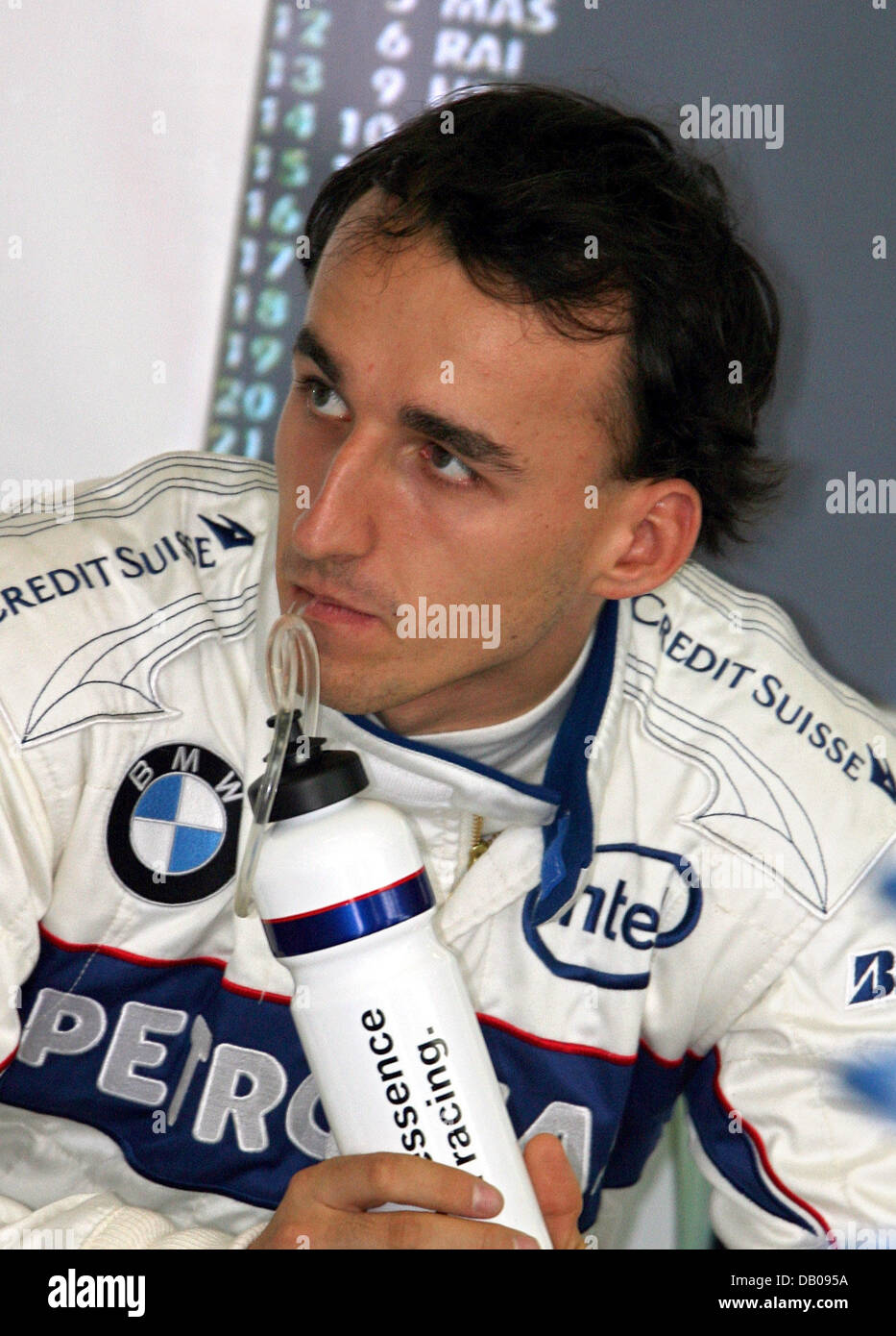 Polish Formula One driver Robert Kubica of BMW Sauber pictured in the ...