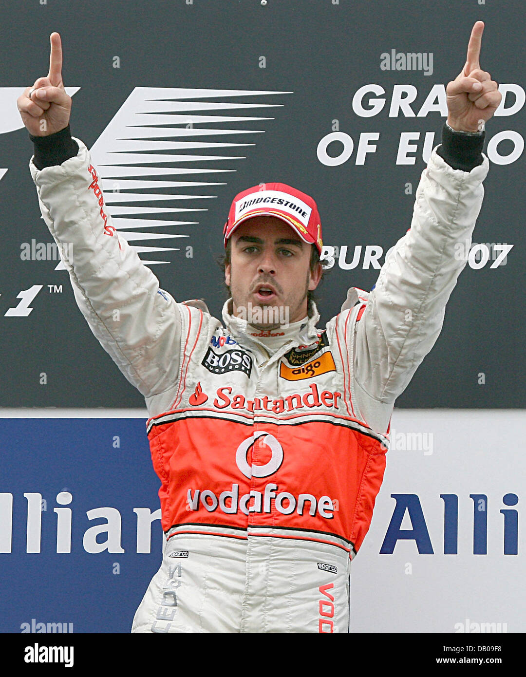 Spanish Formula One pilot Fernando Alonso of McLaren Mercedes ...