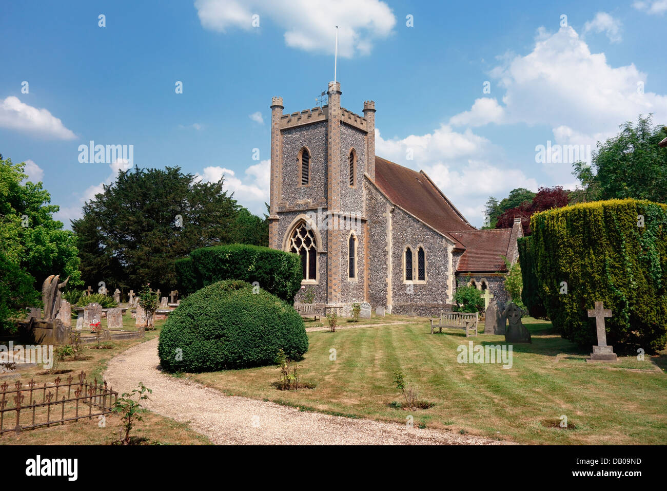 St Nicholas church in Remenham near Henley Stock Photo - Alamy