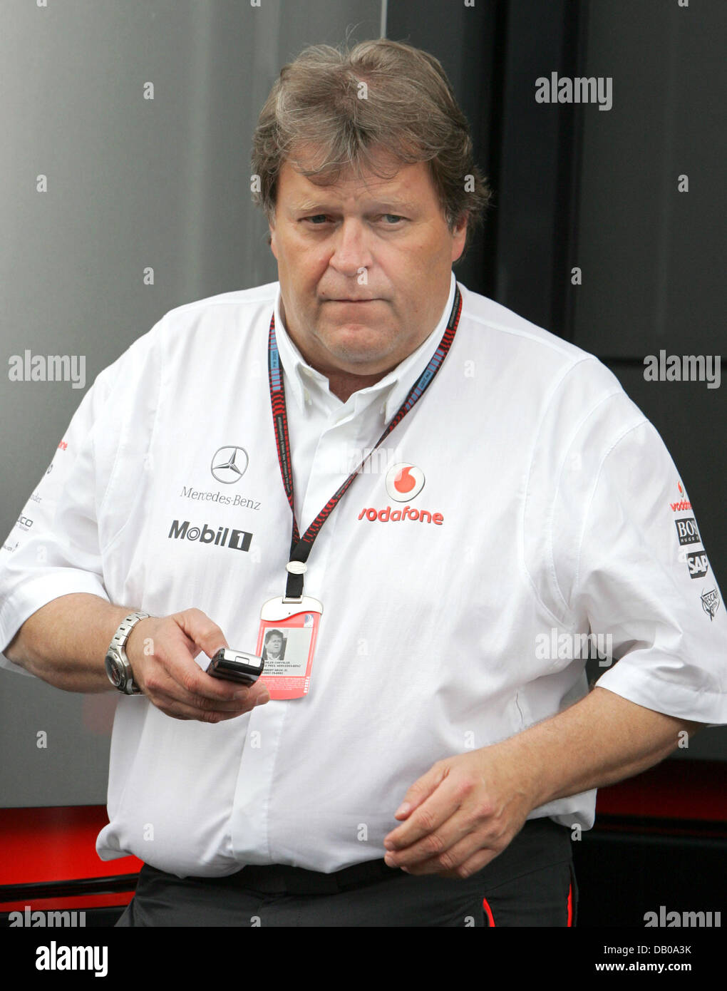 German Mercedes Motorsports director Norbert Haug is pictured at the ...