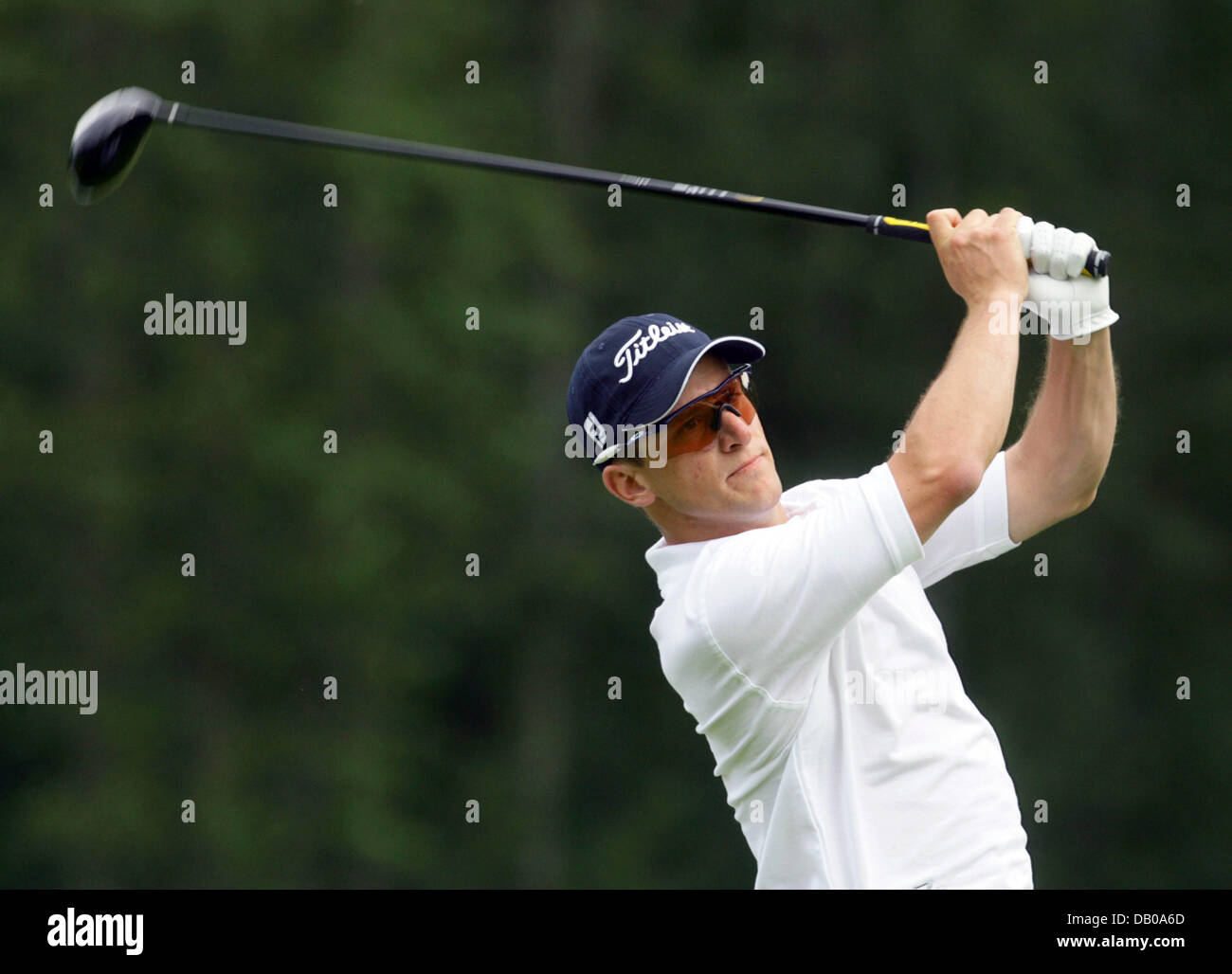 German golf player Gary Birch jr. shown in action during the 'Deutsche ...
