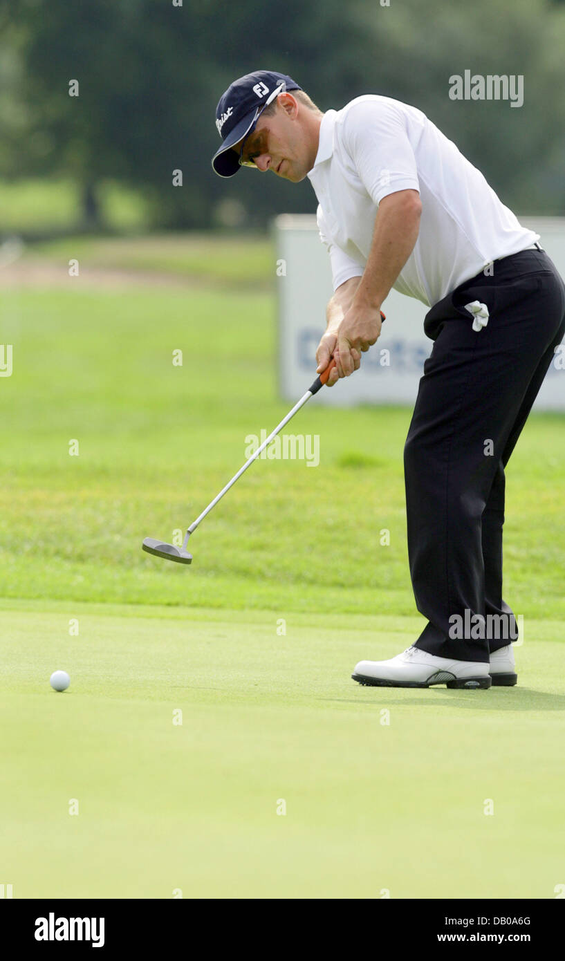 German golf player Gary Birch jr. shown in action during the 'Deutsche ...