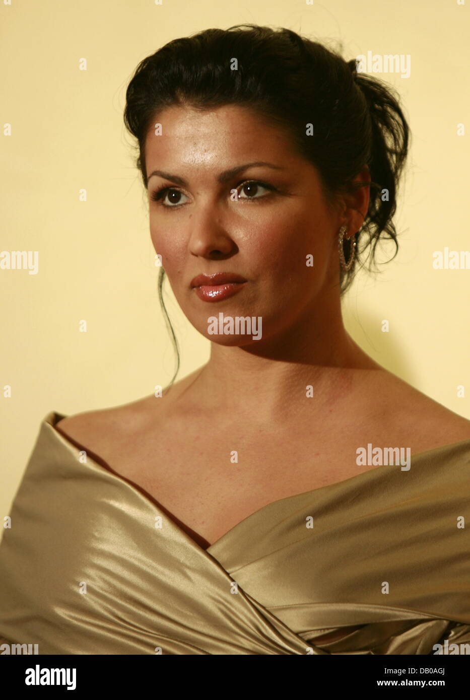 Russian soprano Anna Netrebko pictured during a press conference in ... Russian soprano Anna Netrebko pictured during a press conference in ...