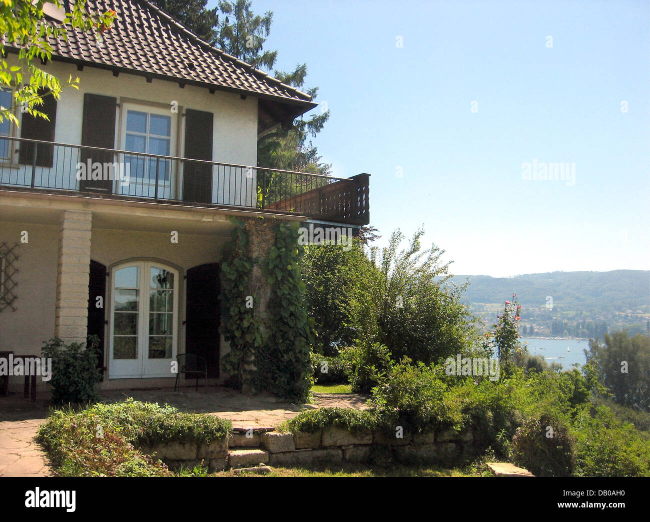 The picture shows the Otto Dix house in Gaienhofen - Hemmenhofen ...