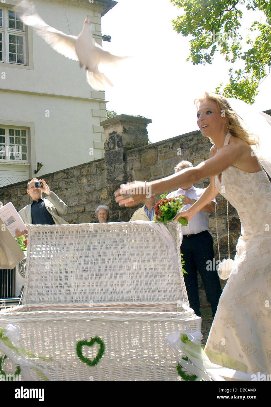 Alexandra Andrews, newly-wedded wife of singer Chris Andrews, opens a ...
