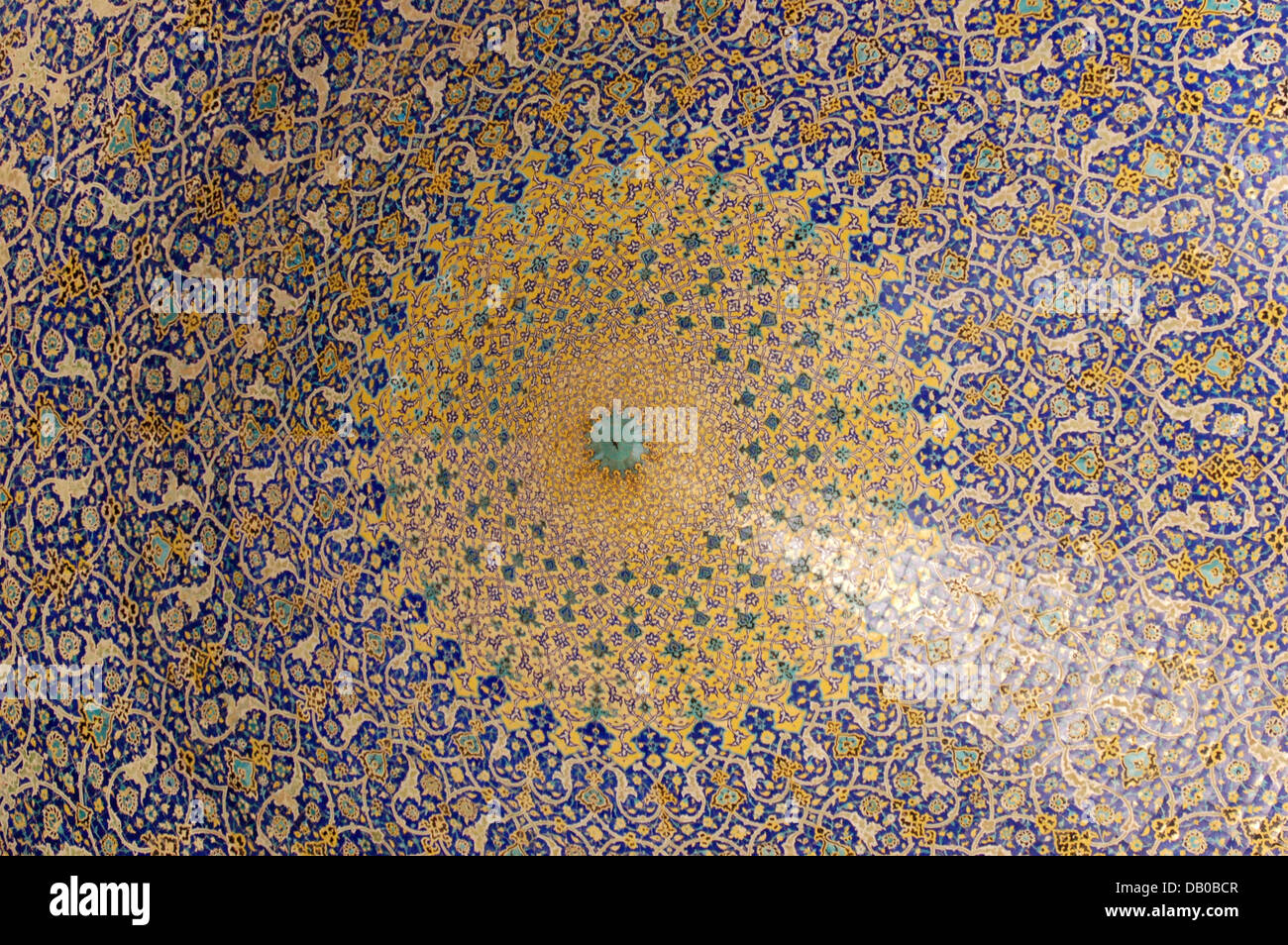 A beam of light hits the ceiling of Imam Mosque in Esfahan, Iran, 22 ...