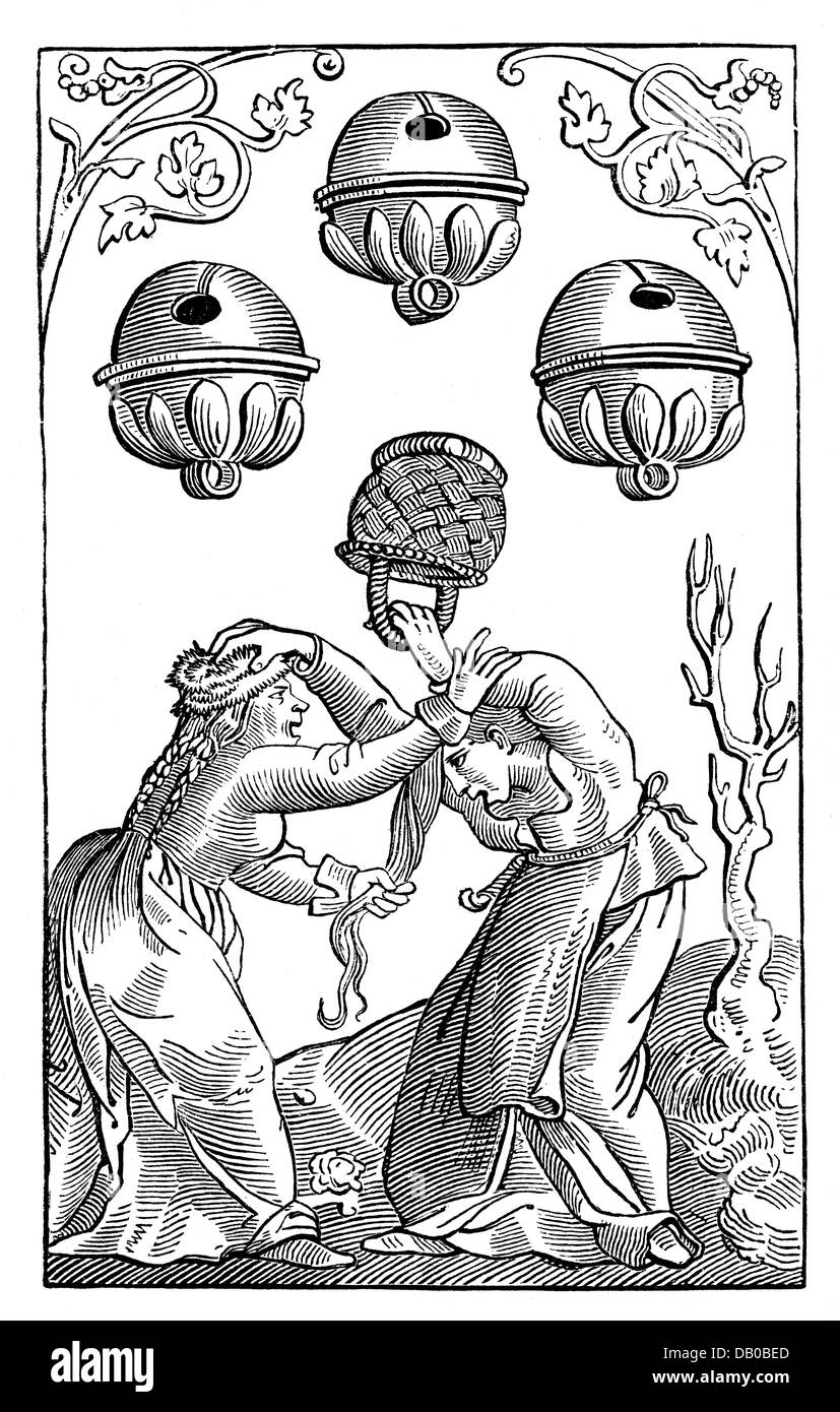 game, cards, playing card, German suit, Bells three, 16th century, wood ...