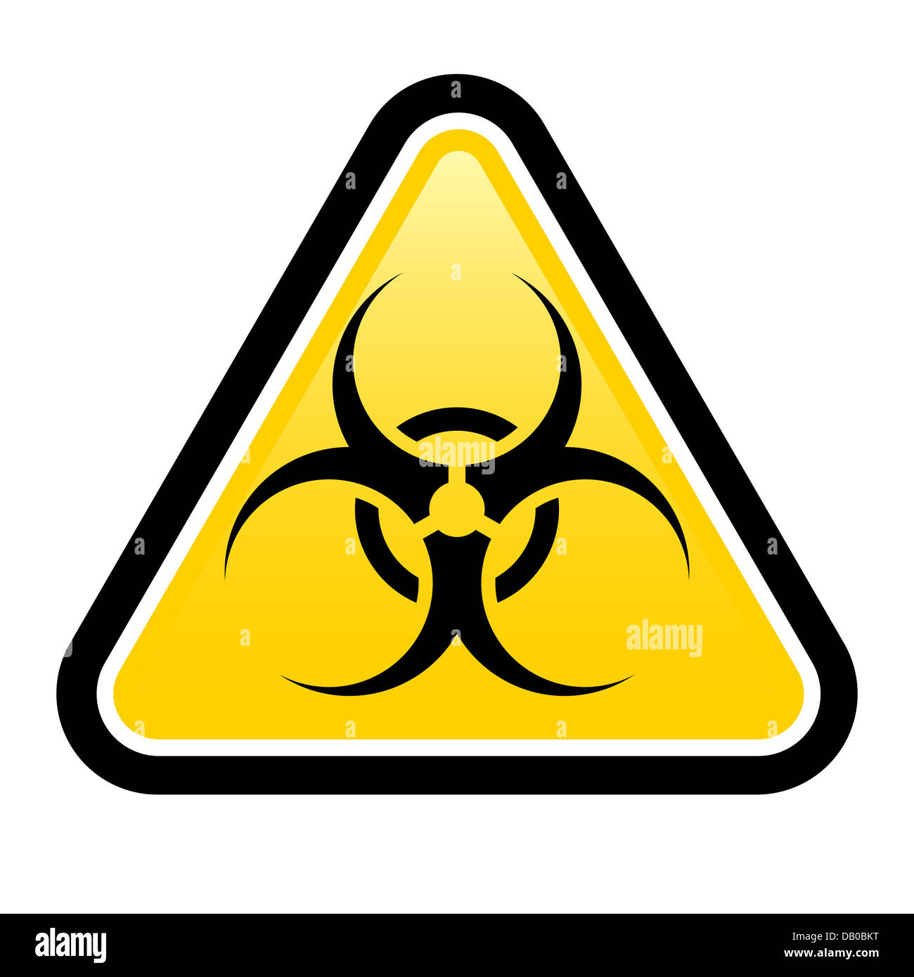 Biohazard sign. Illustration on white background for design Stock Photo ...