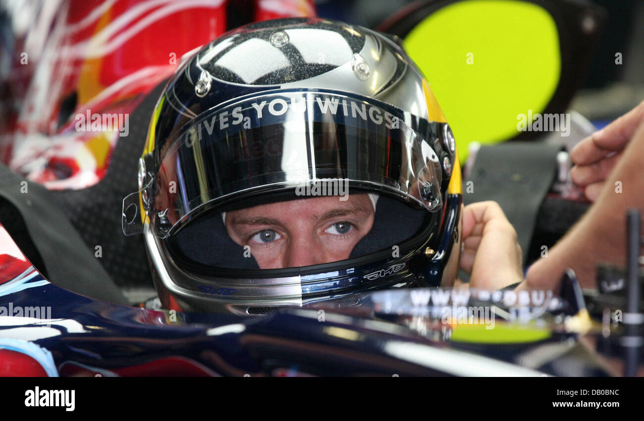 German Formula One rookie Sebastian Vettel of Scuderia Toro Rosso ...