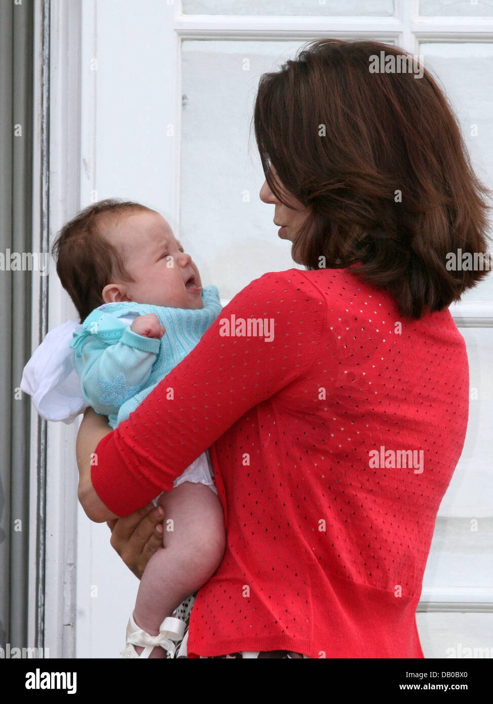 Crown Princess Mary of Denmark (R) and her daughter Princess Isabella ...