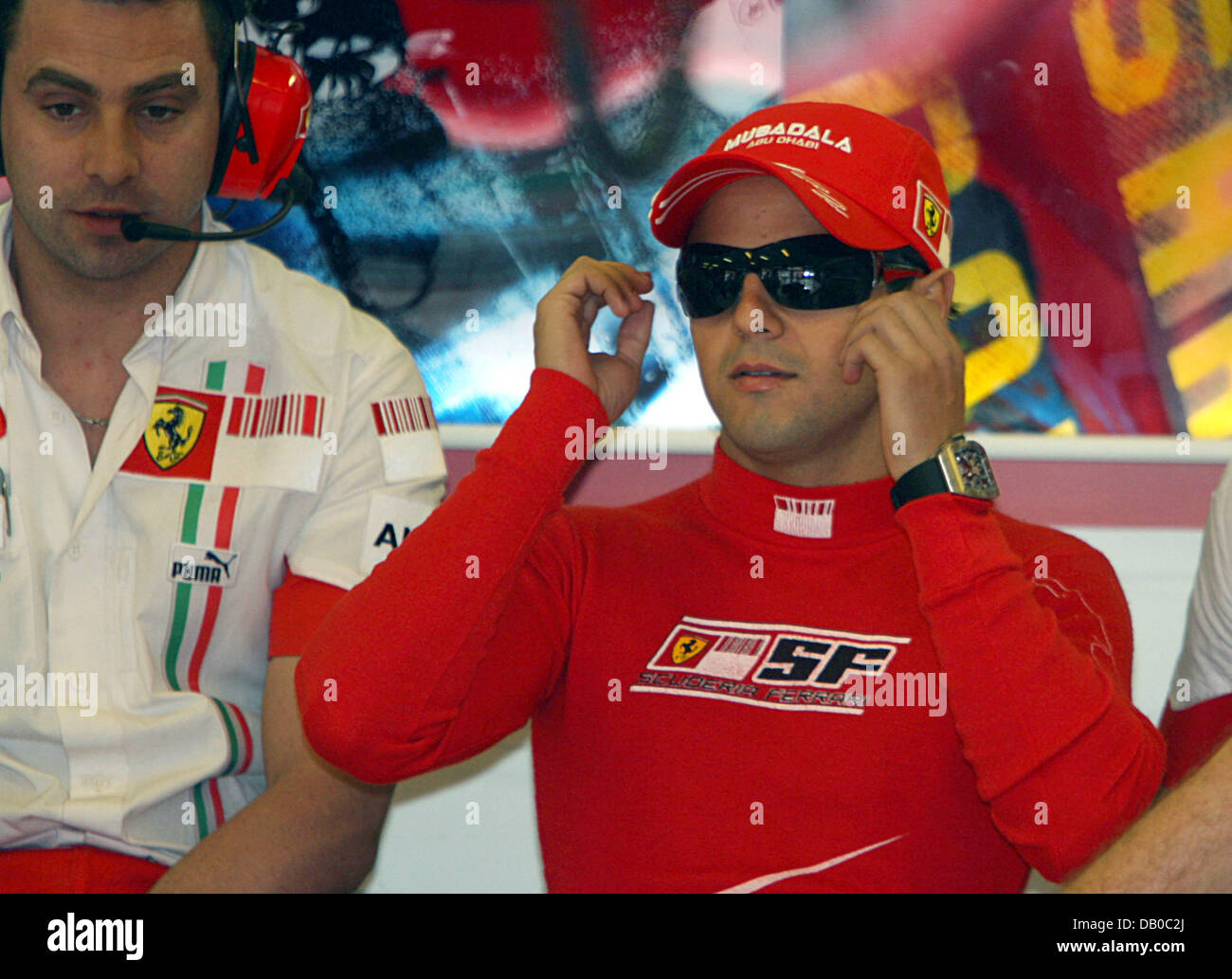 Brazilian Formula One pilot Felipe Massa of Ferrari is pictured at the ...