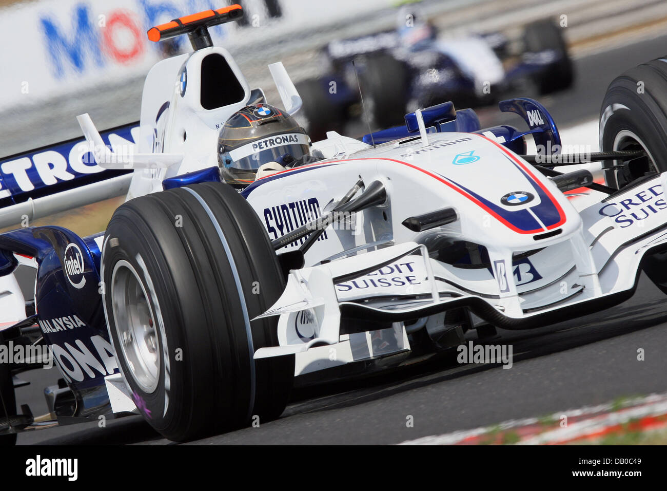 German Formula One pilot Nick Heidfeld of BMW is shown in action during ...