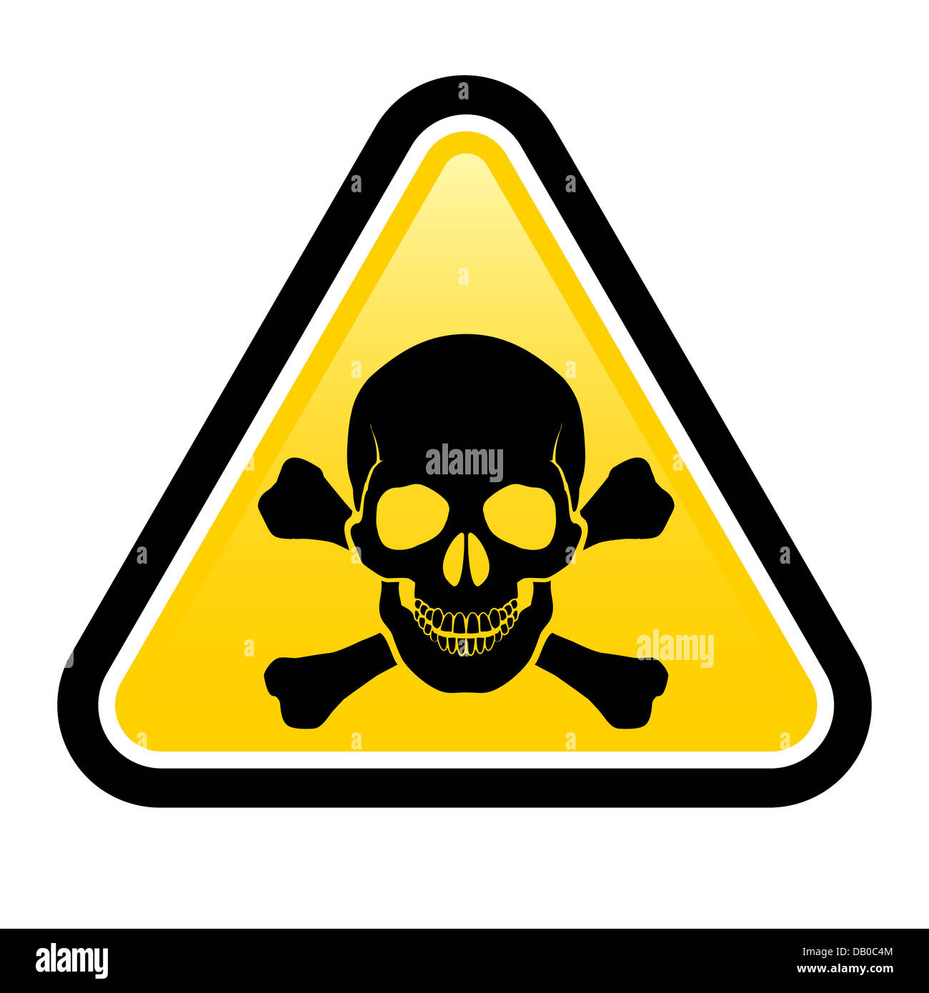Skull danger signs. Illustration on white background for design Stock ...