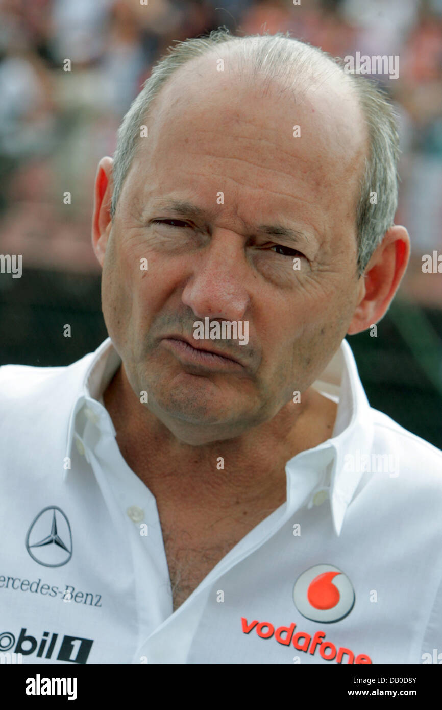 McLaren team principle Ron Dennis is pictured after the Formula One ...