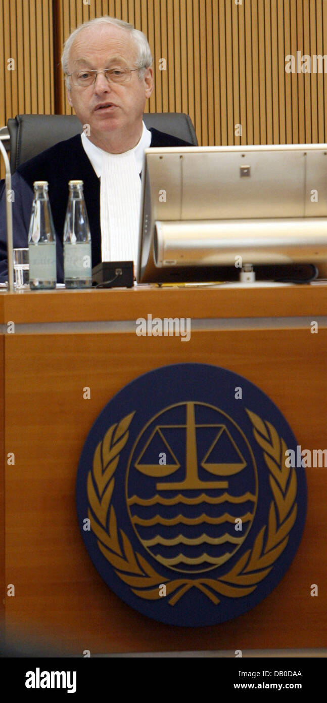 The German judge of the 'International Tribunal for the Law of the Sea ...