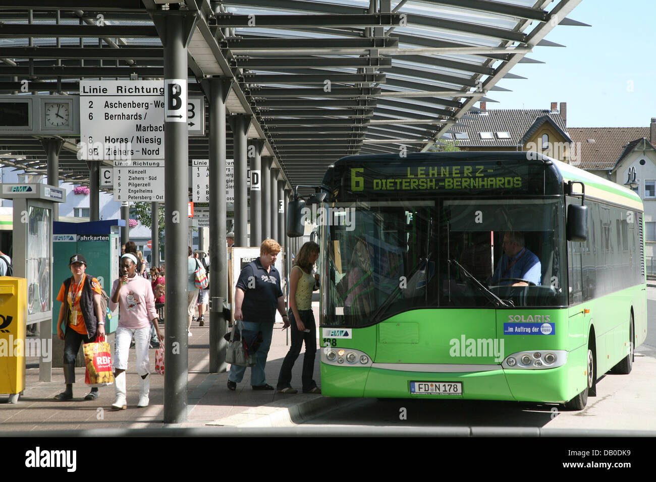 Bus stops major bus terminal hi-res stock photography and images - Alamy