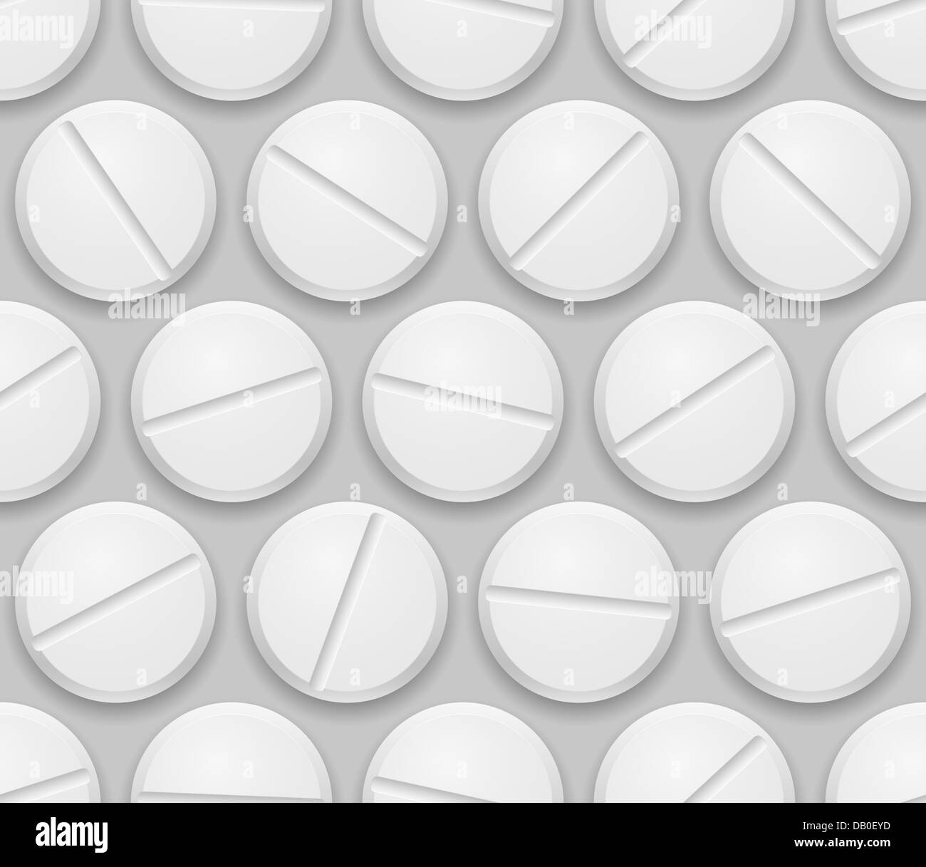 Seamless texture realistic pills on gray background Stock Photo - Alamy