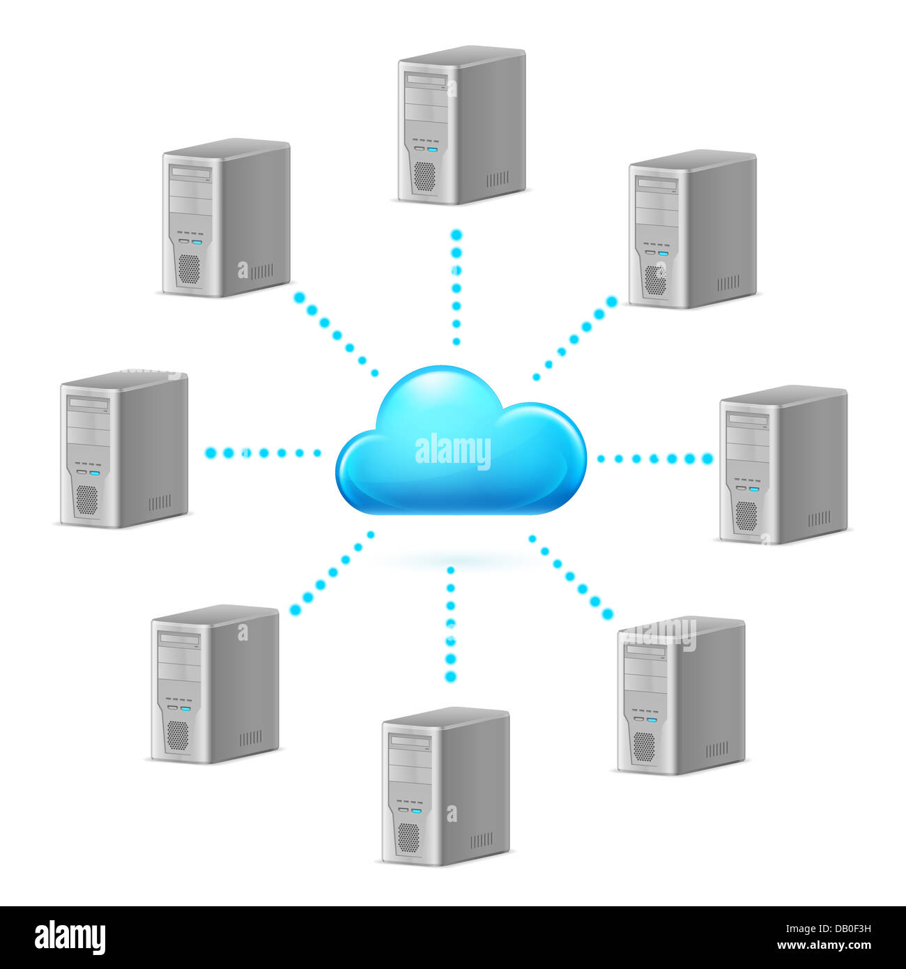 Cloud computing symbol. Illustration for design on white background ...