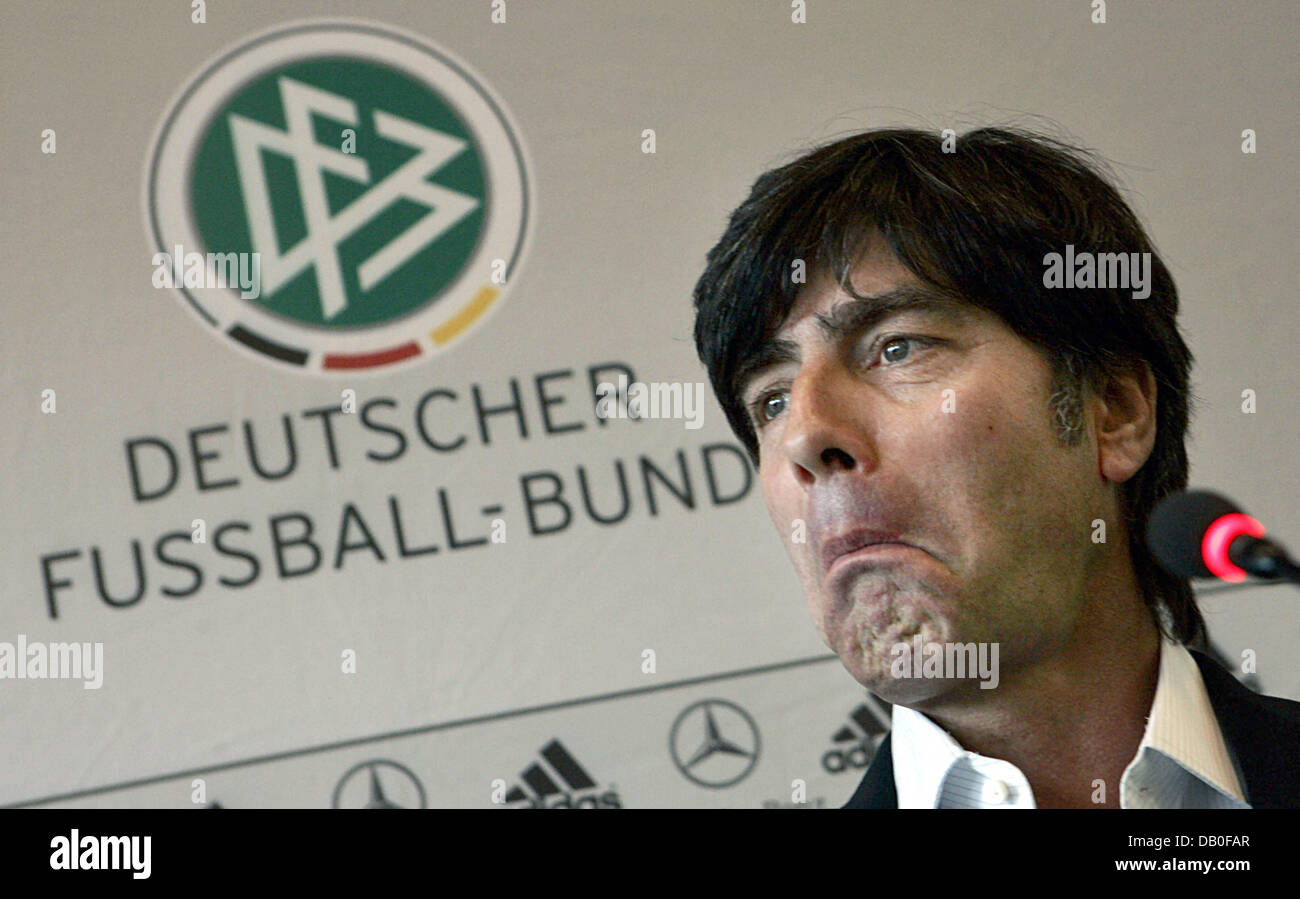 German national coach Joachim Loew is pictured at the headquarters of ...