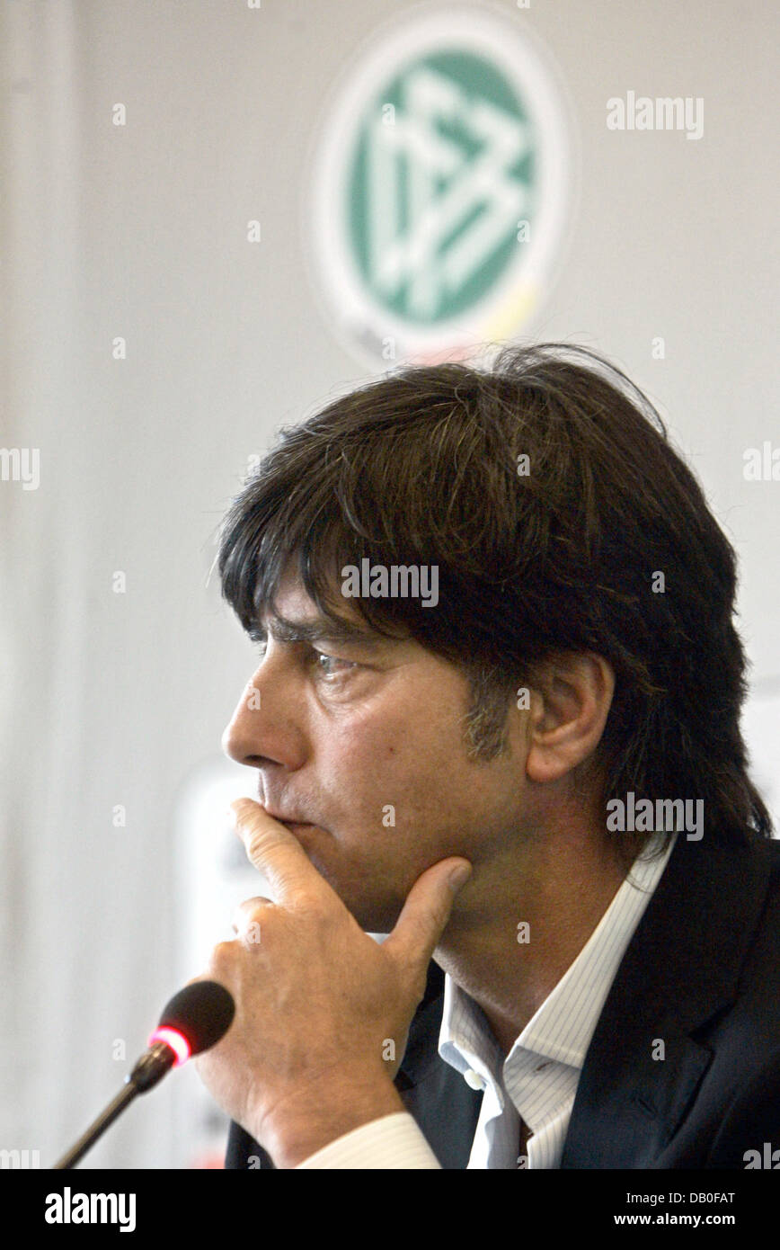 German national coach Joachim Loew is pictured at the headquarters of ...