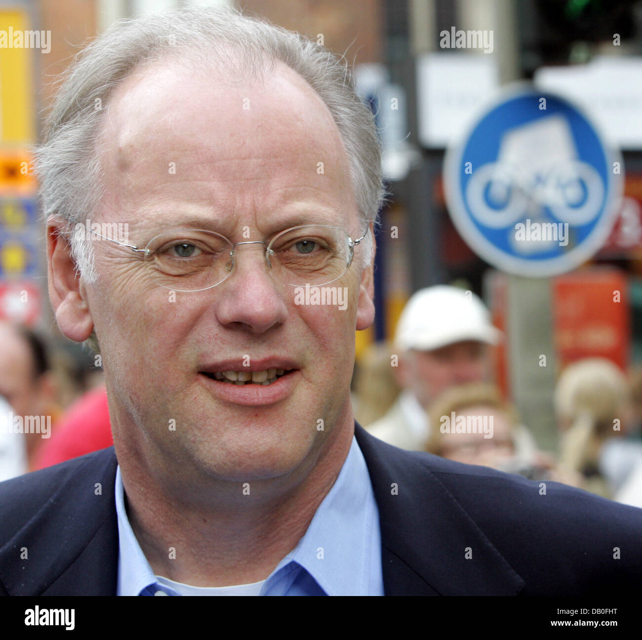 President of the German Cycling Federation Rudolf Scharping pictured ...