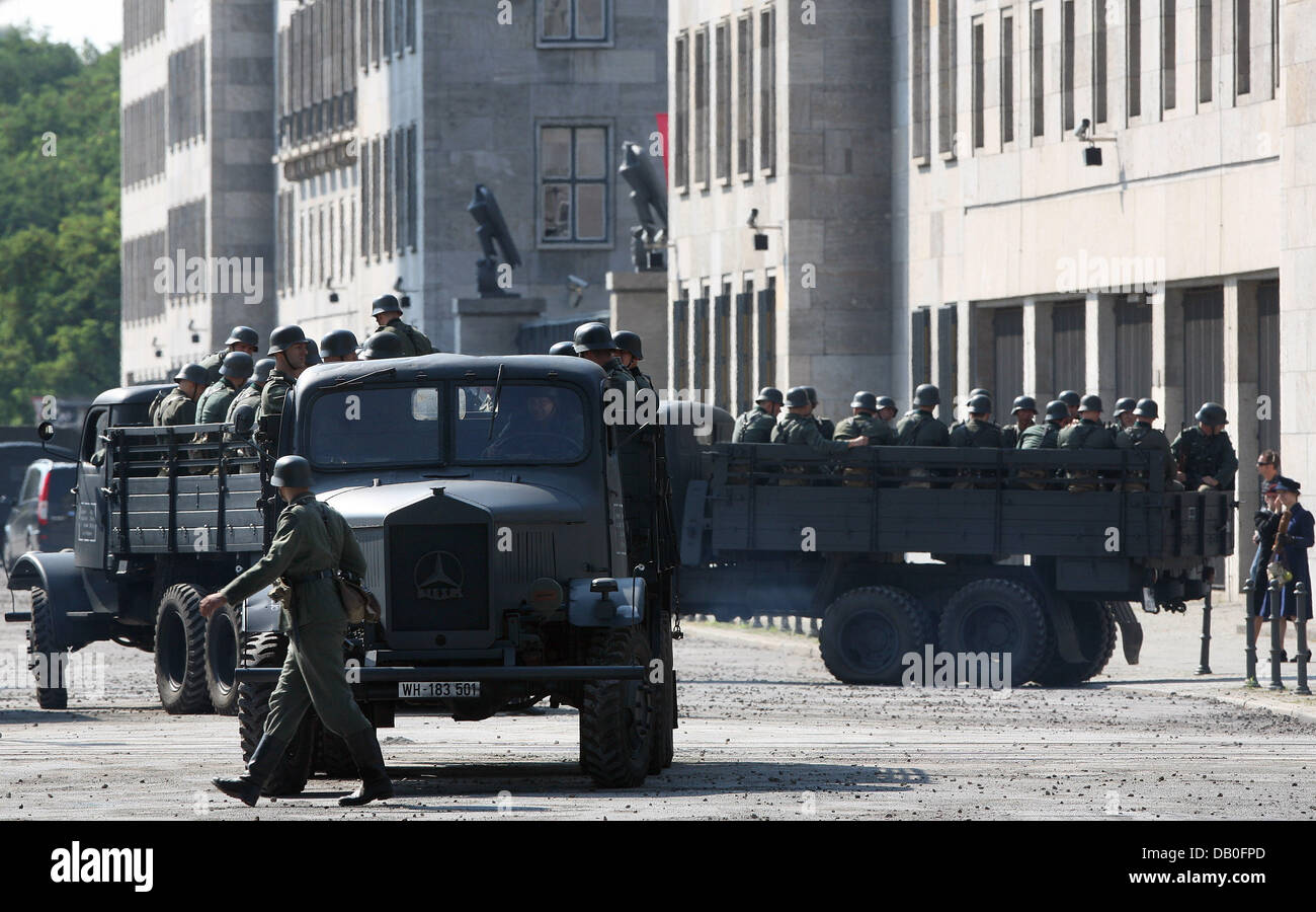 A scene of 'Valkyrie' is shot on the set in Berlin, Germany, 18 August ...
