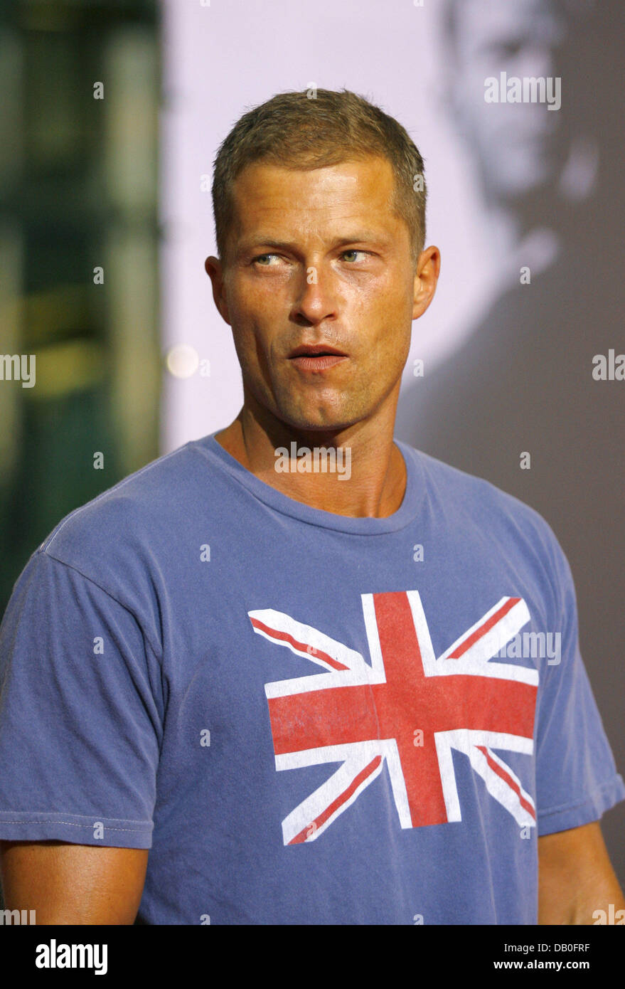 German actor Til Schweiger poses for the cameras as he arrives for the ...