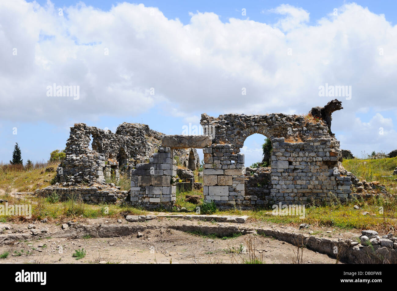 Ruins of Vergilius Capito Roman Baths at Miletus, Aegean Coast, Turkey ...