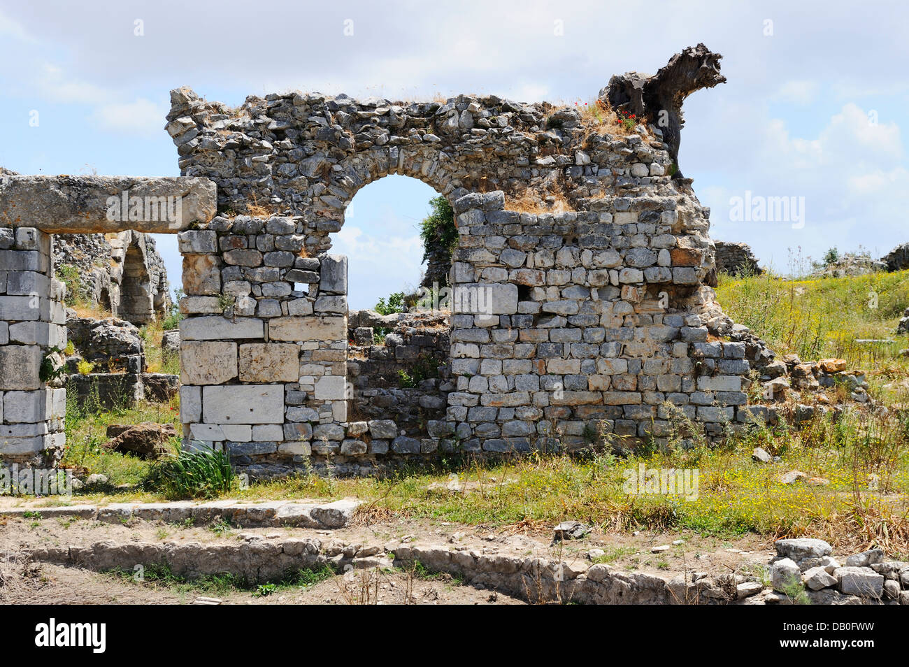 Ruins of Vergilius Capito Roman Baths at Miletus, Aegean Coast, Turkey ...