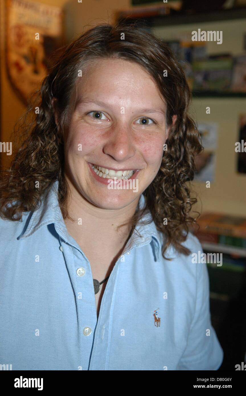 Swiss soccer player Kathrin Lehmann pictured at the presentation of ...