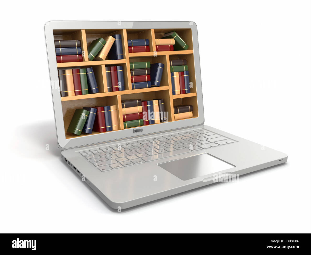 E-learning education or internet library. Conceptual image Stock Photo ...