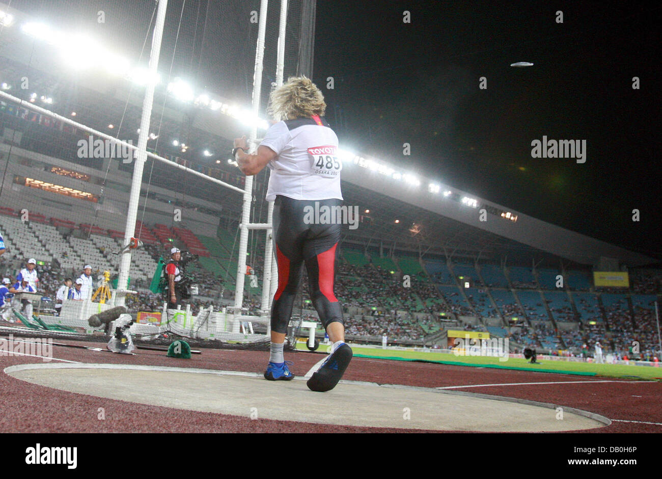 German Franka Dietzsch is pictured in action in the Women Discus Throw ...