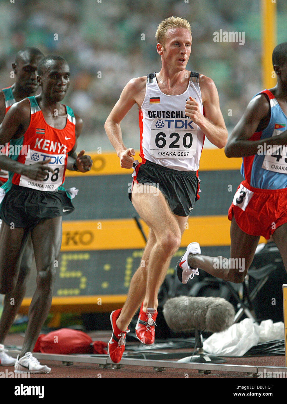 German long distance runner Jan Fitschen (C) shown in action during his ...