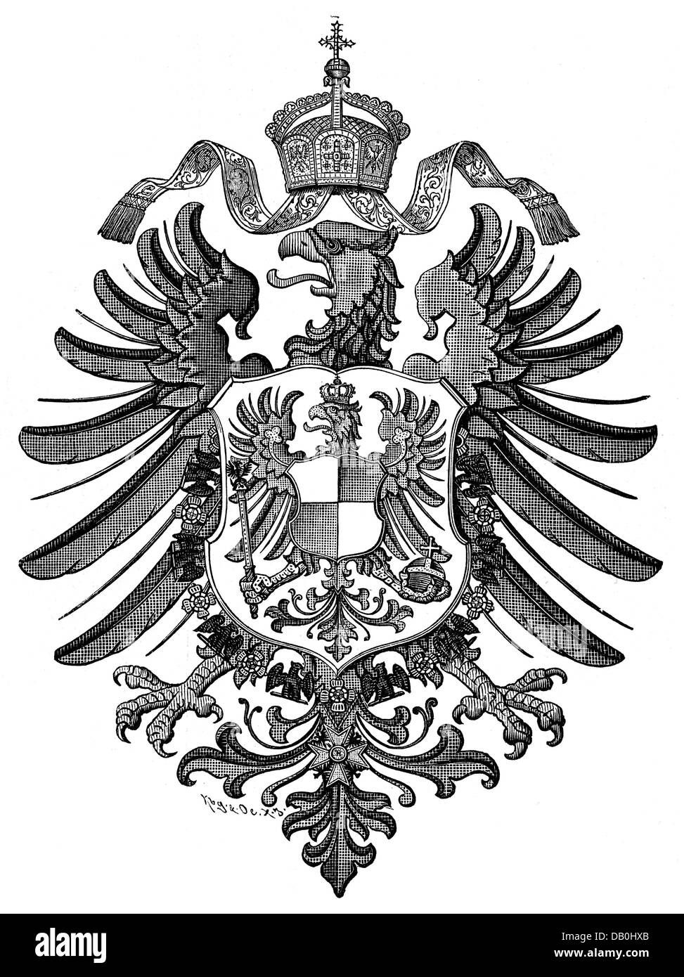 Imperial German Eagle Crest