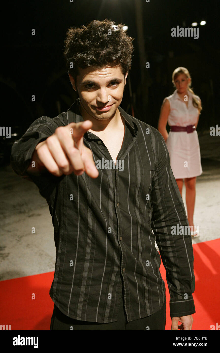 US pianist William Joseph poses as he arrives on the red carpet for the ...