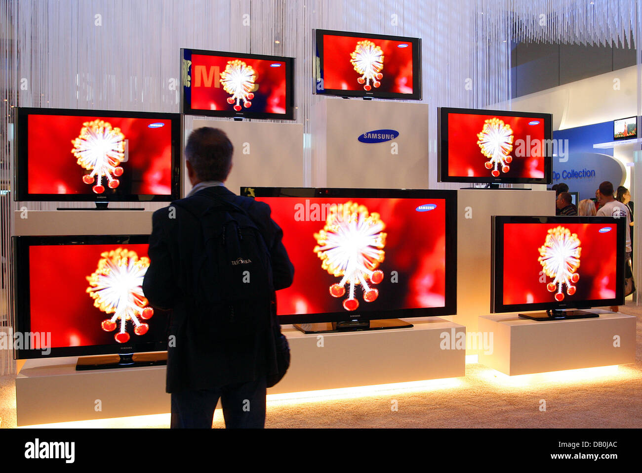 A visitor to the international consumer electronics trade show IFA eyes ...